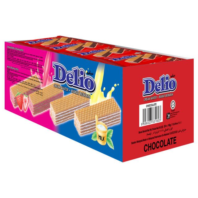 Delio Chocolate 24x16g – Oriental Food Industries Sdn Bhd