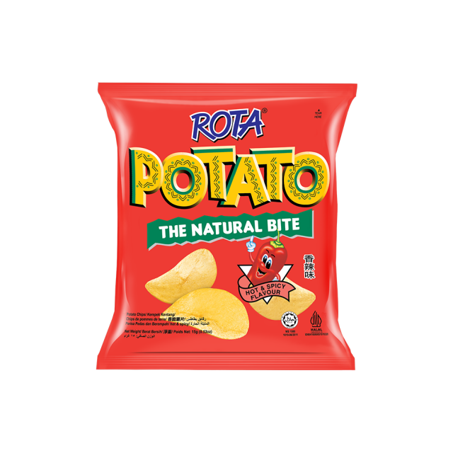 Rota Potato Chips 15g Hot & Spicy – Oriental Food Industries Sdn Bhd